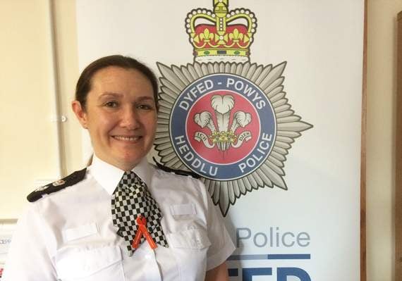 Police fly rainbow flag against homophobia | brecon-radnor.co.uk