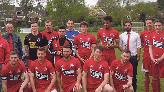 Knighton Town lift Otway Cup | brecon-radnor.co.uk