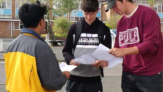 Pupils at Brecon High School are celebrating their GCSE results ...