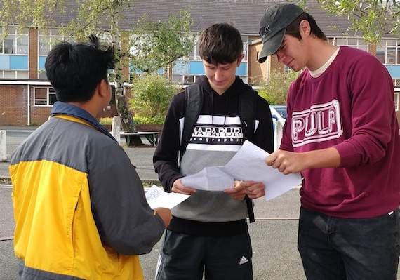 Pupils at Brecon High School are celebrating their GCSE results ...
