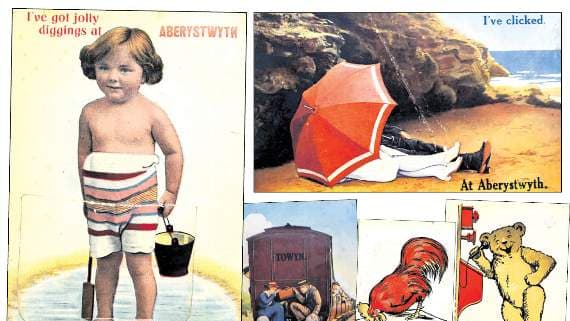 Saucy postcards shine a light on 1920s holidays | cambrian-news.co.uk