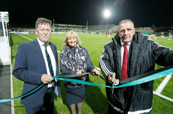 Bumper crowd for first game on Aber Town's new pitch | cambrian-news.co.uk