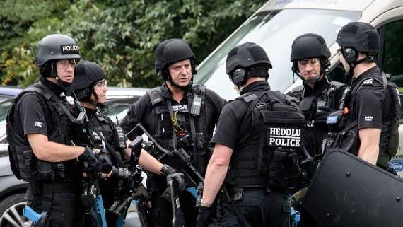 Armed police take over uni campus - for hostage training | cambrian ...