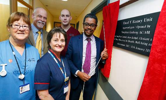 Hospital's 12-bed step-down unit officially opened | cambrian-news.co.uk