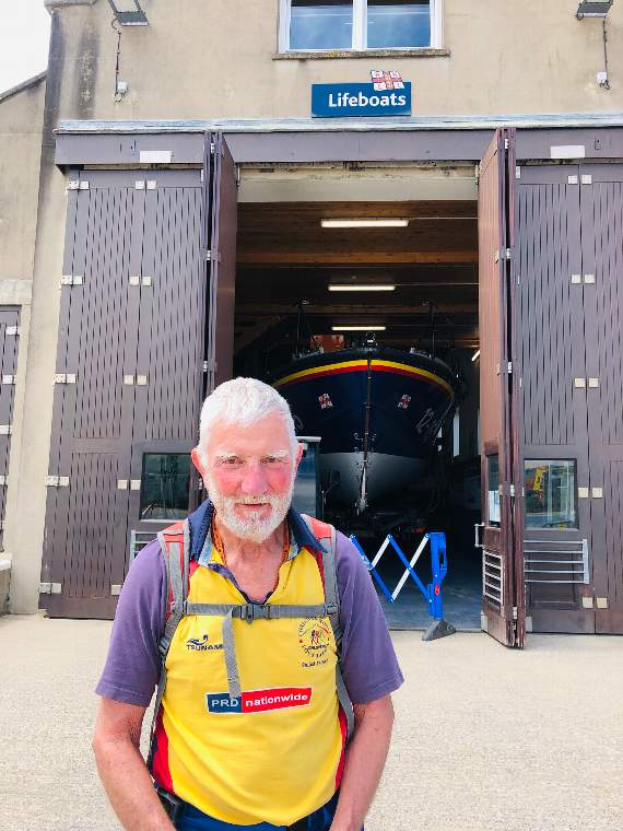 Pensioner completes gruelling coastal challenge for RNLI | cambrian ...