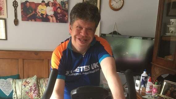 Rhys raises over £1,000 in 60-mile charity cycle | cambrian-news.co.uk