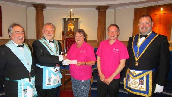 Masons show TLC to charity | farnhamherald.com
