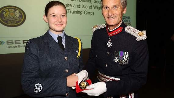 Sarah earns cadet honour | farnhamherald.com