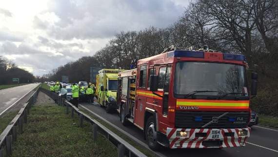 Holiday bypass crash | farnhamherald.com