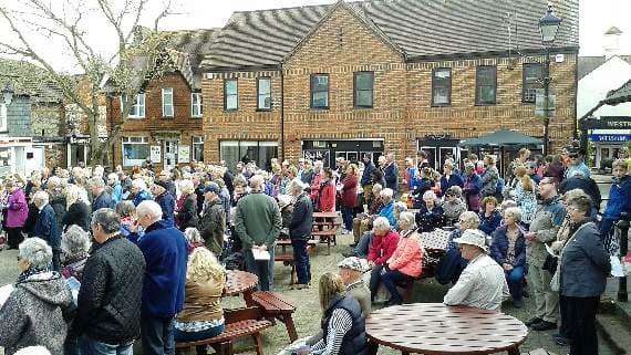 Easter gathering for the Walk of Witness | farnhamherald.com