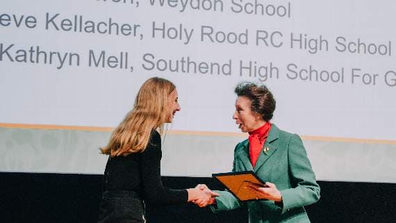 Amelia commended by princess | farnhamherald.com