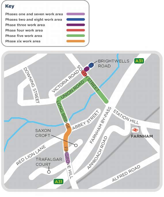 Pavement widening scheme to coincide with major gas upgrade in Farnham ...