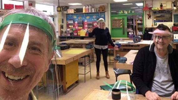 Schools combine to make 1,500 visors (and counting) for the NHS ...