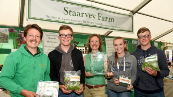 It's salad days as farming duo pick up a top produce award | iomtoday.co.im