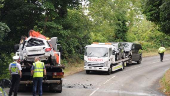 Collision at Ballig Bridge | iomtoday.co.im