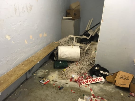 Vandals target Onchan stadium | iomtoday.co.im