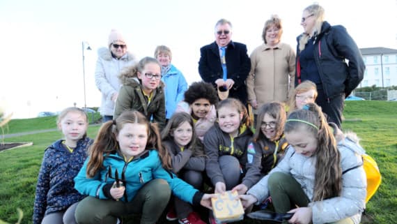 Brownies bury badges and beloved items to be uncovered in 10 years ...