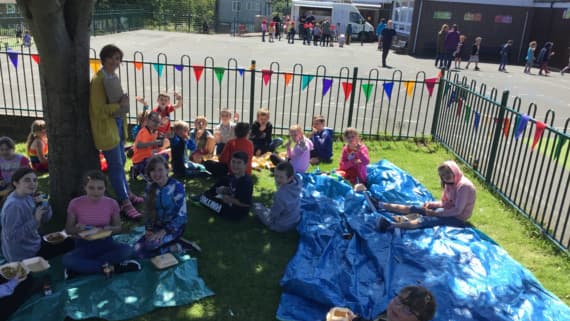 Anagh Coar school celebrates NHS's 72nd birthday | iomtoday.co.im