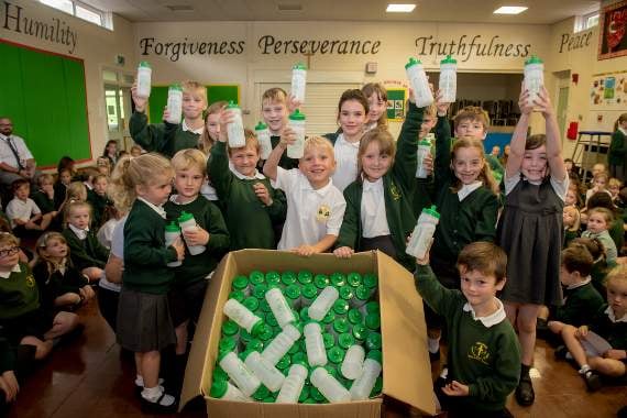 Pupils ditch plastic at Osbaston primary | monmouthshirebeacon.co.uk