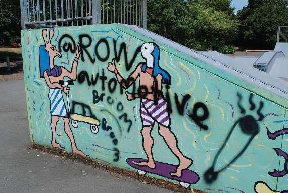 Graffiti at Ross Skatepark | rossgazette.com