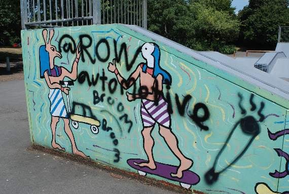 Graffiti at Ross Skatepark | rossgazette.com