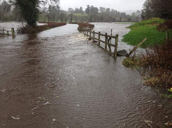Floods cause major damage at Chagford Pool | okehampton-today.co.uk