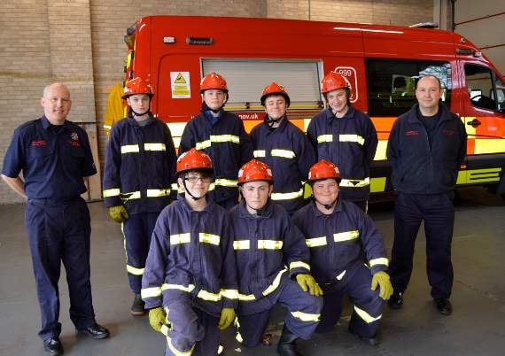 Pupils feel the heat at Tenby fire station | tenby-today.co.uk
