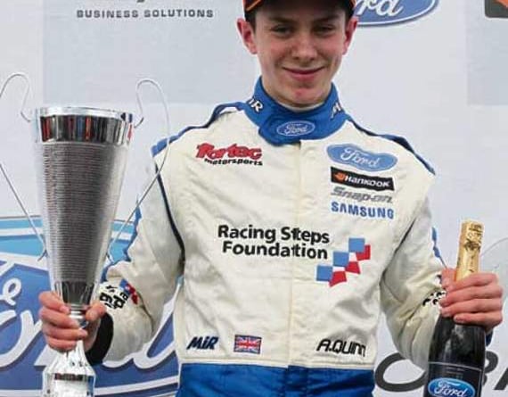 Quinn ecstatic with first car racing win on tricky wet track ...