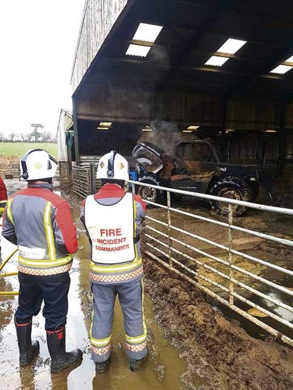 Barn fire one of three calls in 18 hours for crew | holsworthy-today.co.uk