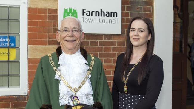 Farnham Town Council's mayor Alan Earwaker has unfinished business ...