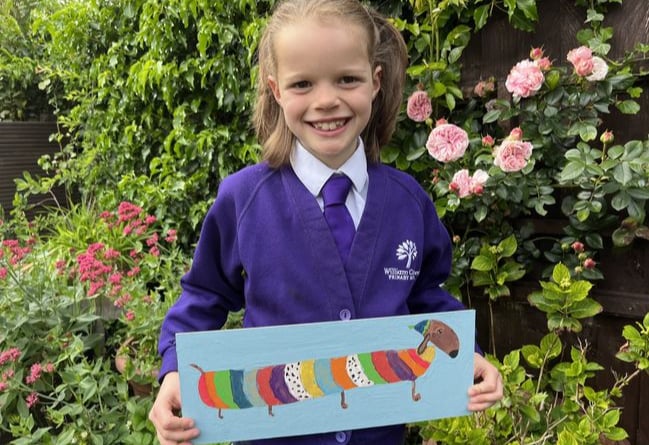 William Cobbett Primary School pupil's artwork chosen for Young Artists ...