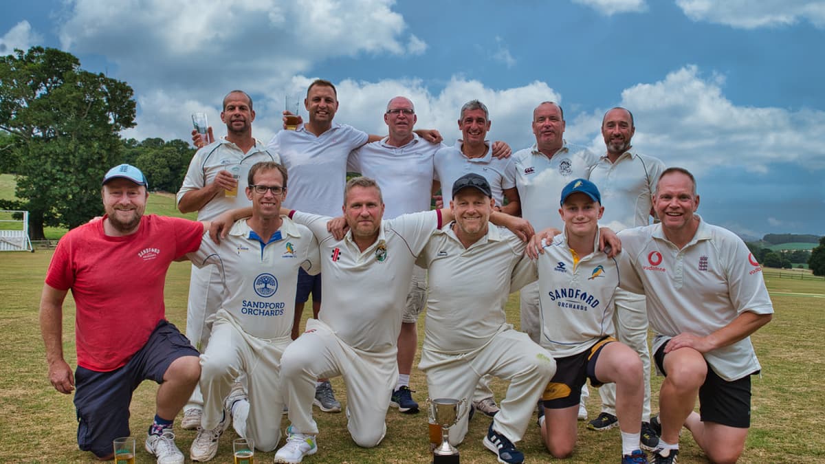 Crediton Rugby Club win Sandford Cricket Club Community League 100 ...