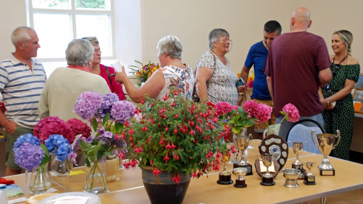 Ludchurch Horticultural Show 2022 held in new Longstone Hall | tenby ...