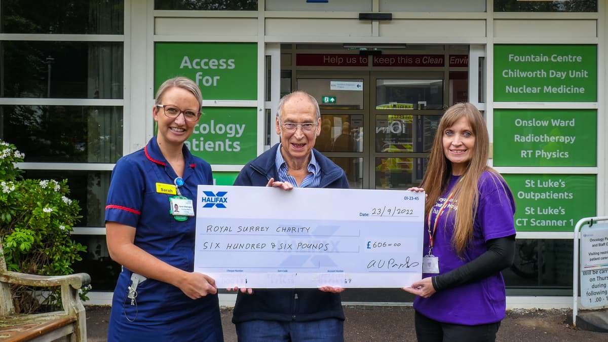Man from Headley Down does sponsored walk to thank hospital ...