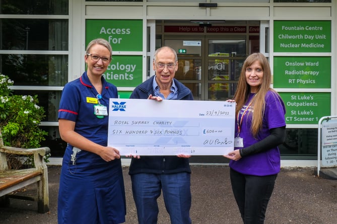 Man from Headley Down does sponsored walk to thank hospital ...