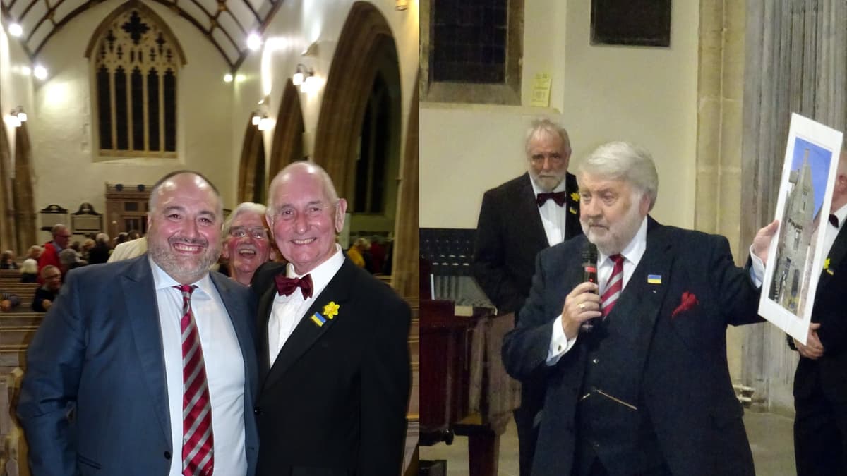 Wynne Evans becomes new president of Tenby Male Choir | tenby-today.co.uk