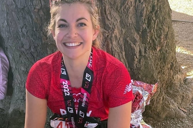 Abergavenny's Ruby crosses the line for heart research ...