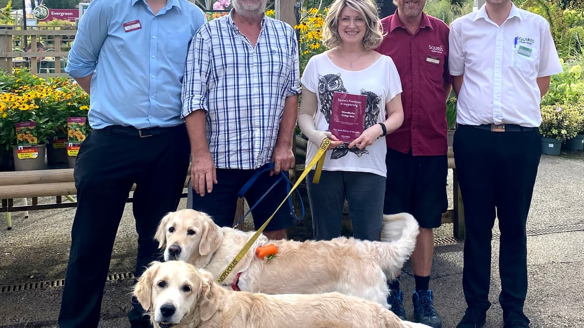 Squire's Garden Centres in Frensham supports Woodlarks Campsite ...