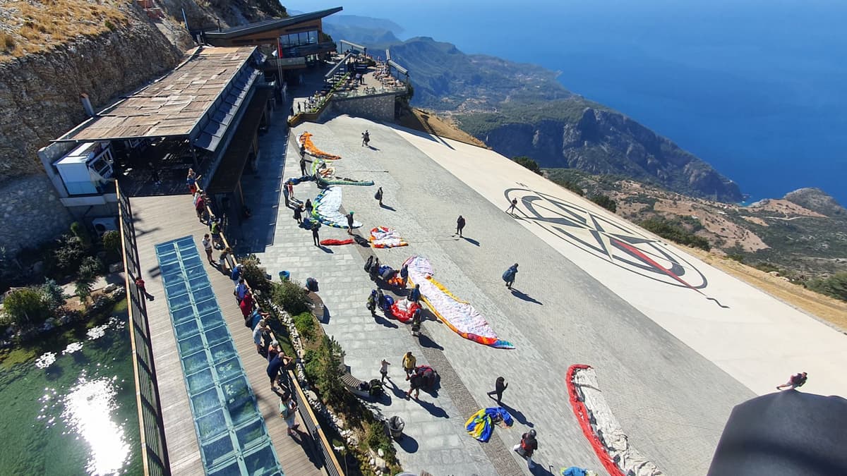Babadag Mountain -- the perfest spot for paragliders (and wives ...