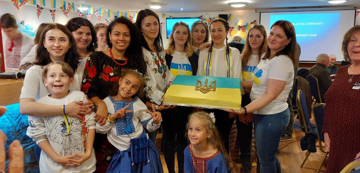 Party time for Ukrainians and hosts in Alton | farnhamherald.com
