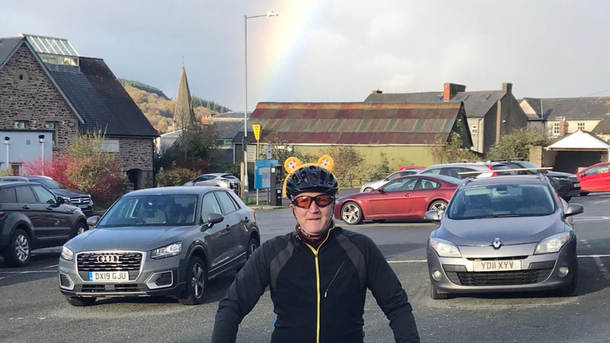 Forester Mark Dix braves the elements for 50-mile charity cycle for ...