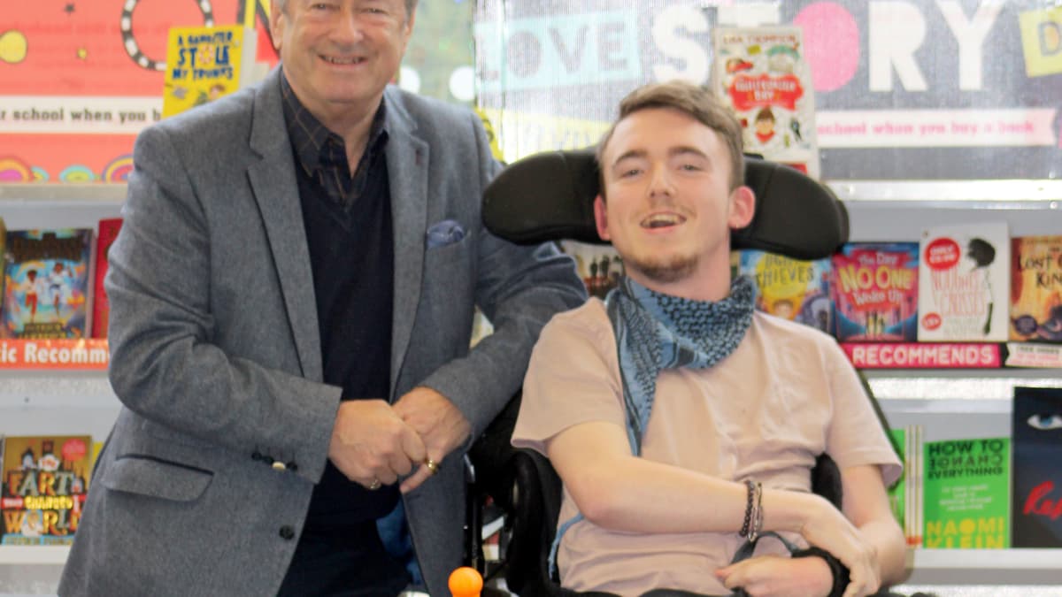 TV gardener Alan Titchmarsh gives speech at Treloar’s in Holybourne ...