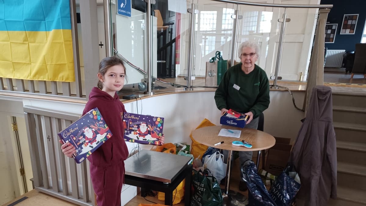 Farnham Foodbank is chock-a-block with festive donations thanks to Immy ...