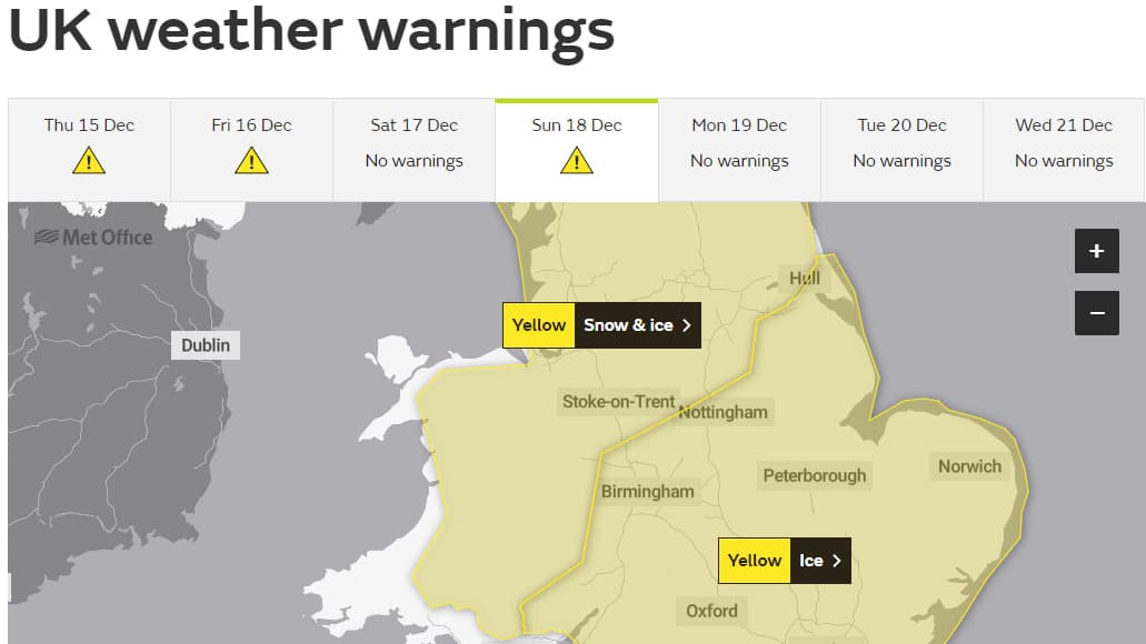 Met Office warns of icy weather in Surrey and Hampshire | farnhamherald.com