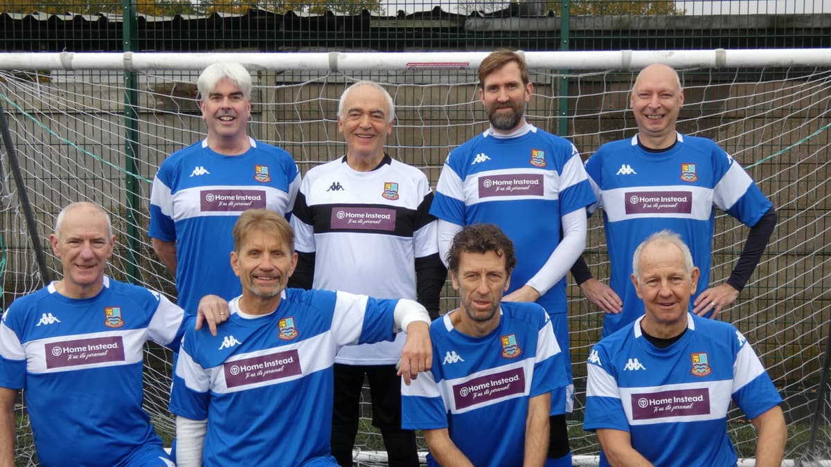 Farnham Town walking football goalkeeper Malcolm Ward show age is no ...