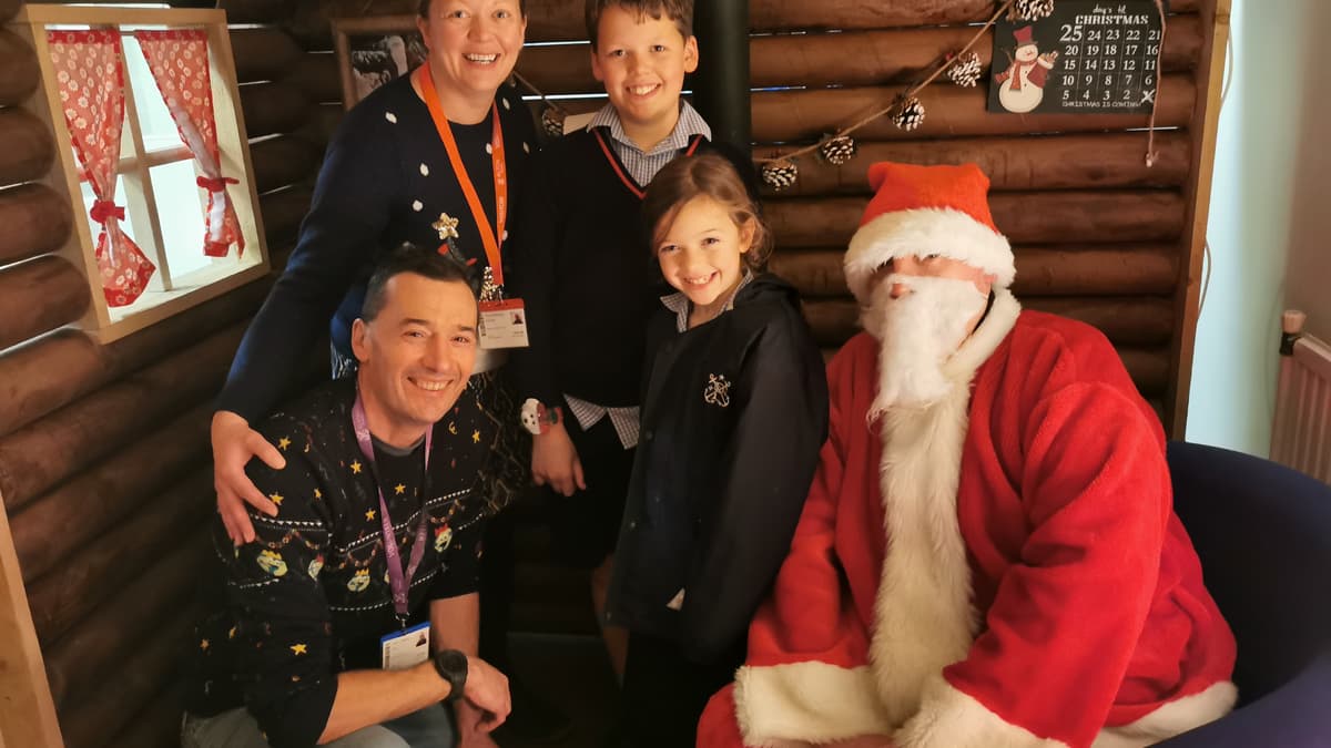 Santa is star attraction at Alton School Christmas Fayre ...