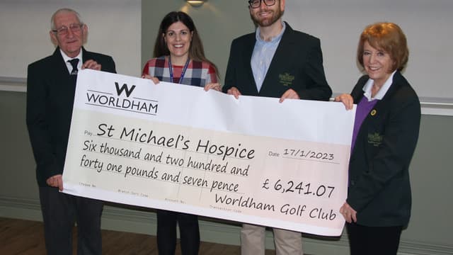 Worldham Golf Club members raise more than £6,000 for hospice ...