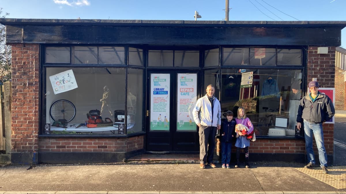 Ex-Hammond’s Newsagents shop reopens as Love Haslemere Hate Waste pop ...