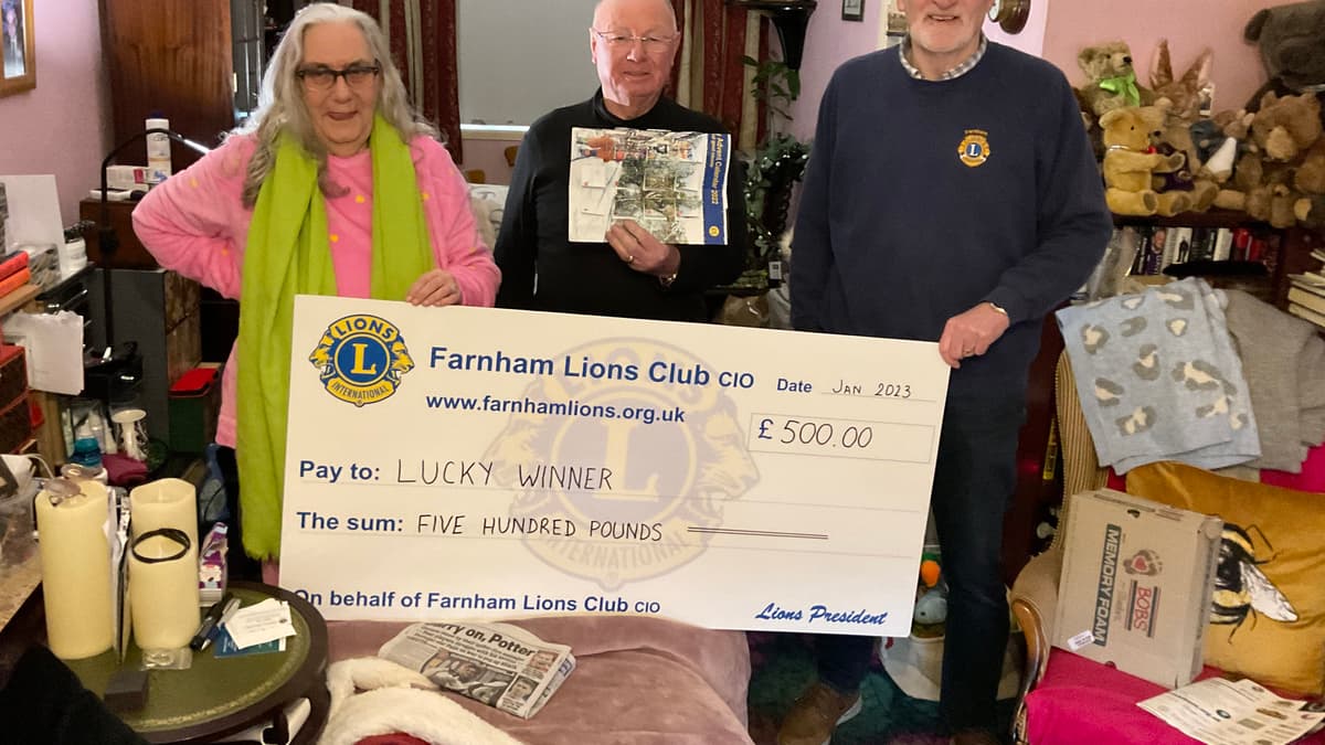 Are you one of the Farnham Lions' Advent Calendar winners yet to claim ...