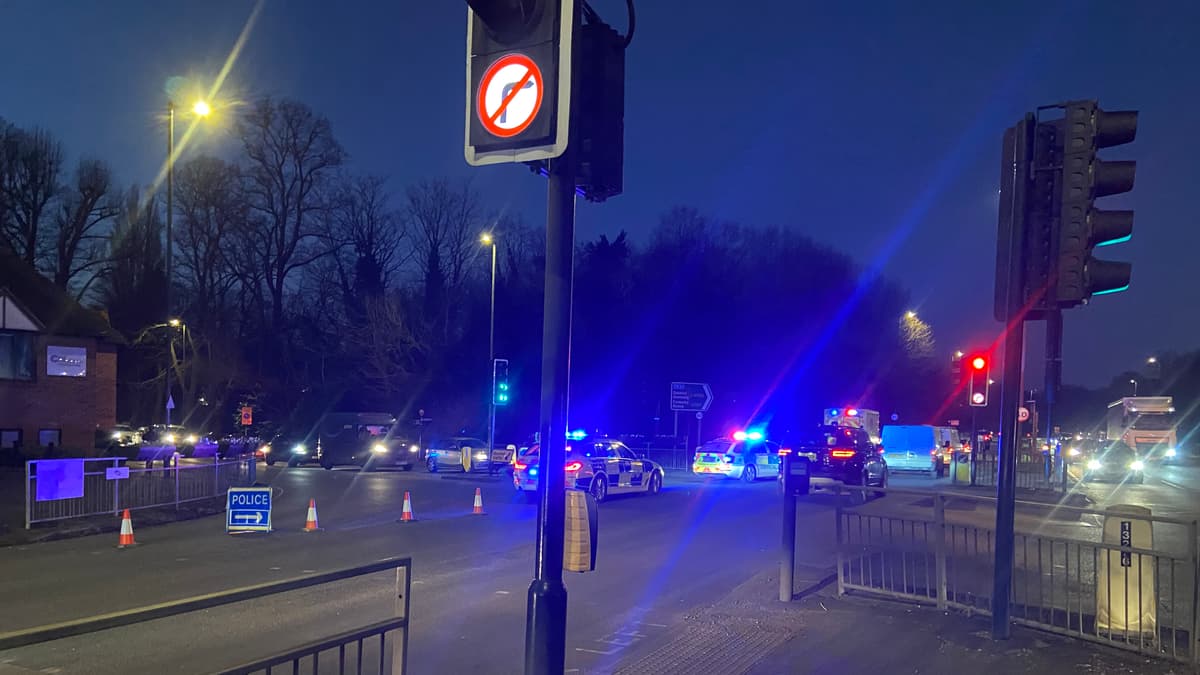 Teen hit by car on A31 Farnham Bypass lucky to escape with 'some broken ...